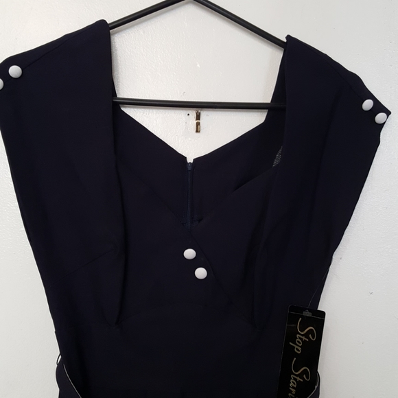 Stop Staring | Dresses | Stop Staring Retro 4s Blue Dress | Poshmark